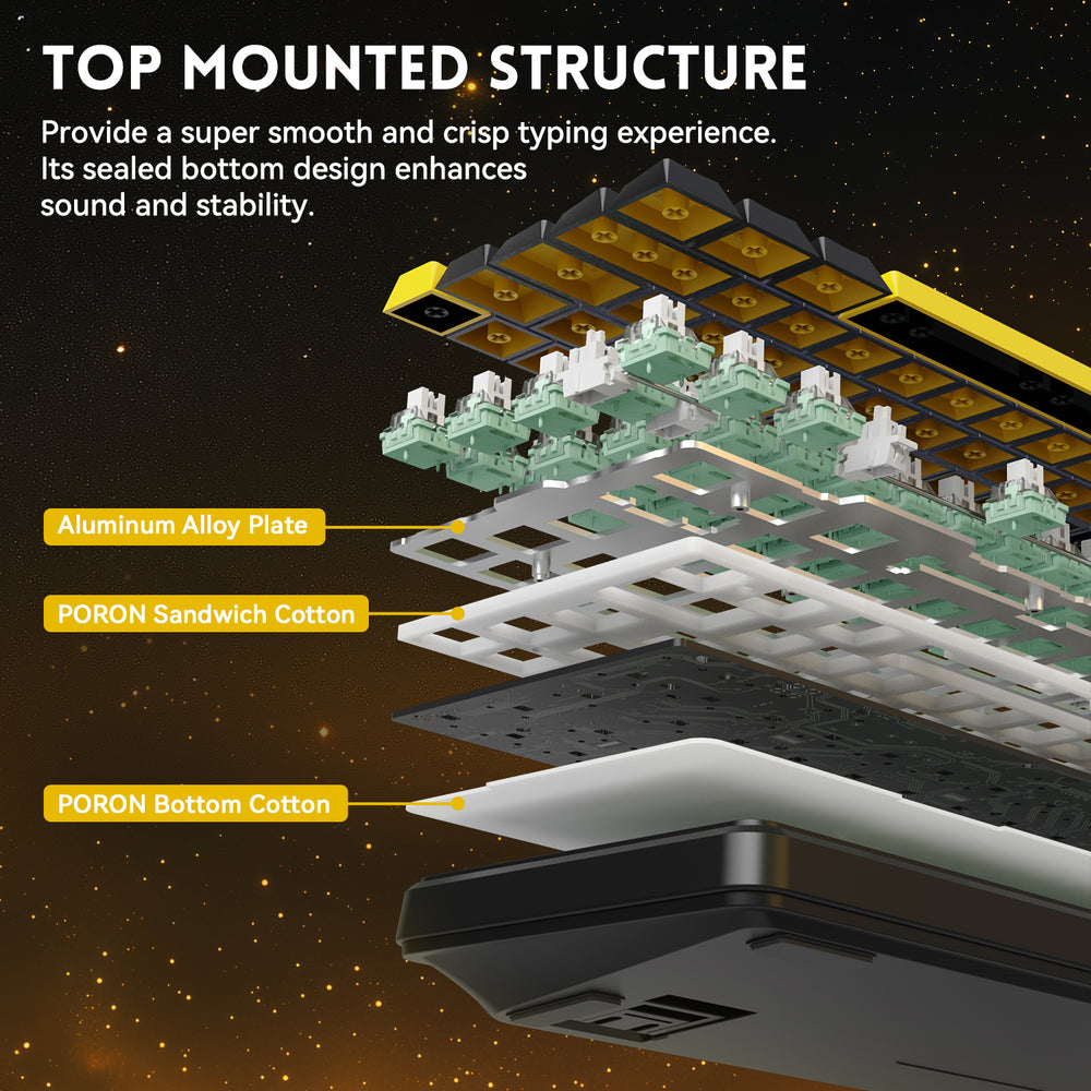 X65 HE Bundle: Magnetic Keyboard with 8KHz Coiled Cable
