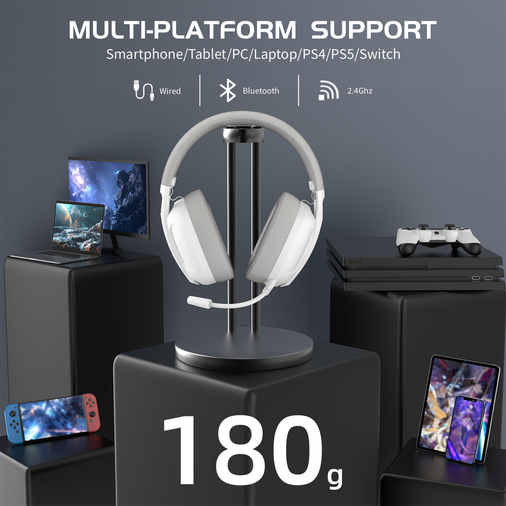 Ultra-Light L80 Gaming Headset | Tri-Mode Connectivity
